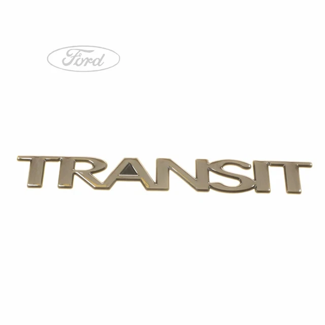 GENUINE FORD TRANSIT Mk6 Mk7 Transit Rear Door Name Plate Badge Emblem ...