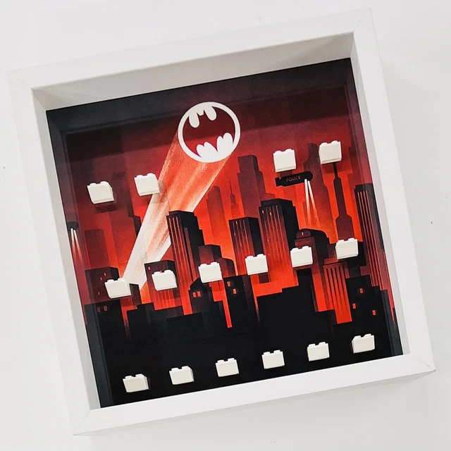 DISPLAY CASE FRAME for Lego ® DC Comics Batman minifigures figures 27cm ...