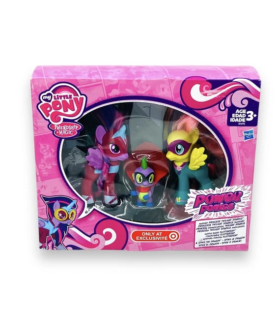 MY LITTLE PONY Power Ponies Princess Twilight Fluttershy Spike Target ...