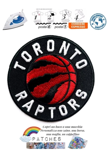 PATCH TORONTO RAPTORS basketball toppa termoadesiva pallacanestro iron ...