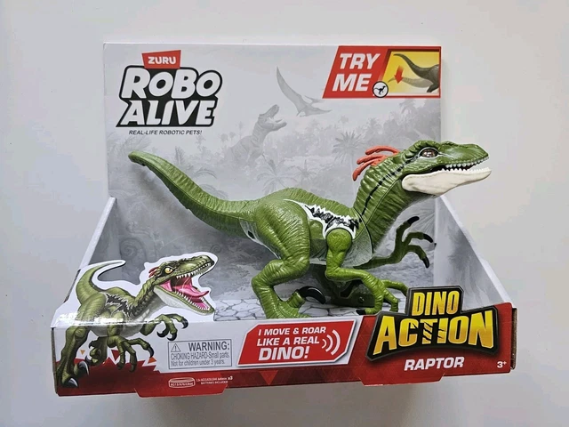 ZURU ROBO ALIVE Dino Action Raptor Figure £14.95 - PicClick UK