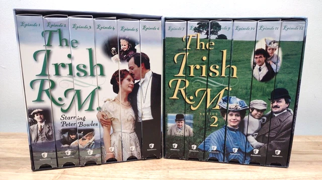THE IRISH R.M. VHS PBS Masterpiece Theater Series Sets 1 & 2 (12) 1998 ...