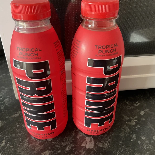 PRIME HYDRATION ENERGY Drink by Logan Paul & KSI - Tropical Punch 500ml ...