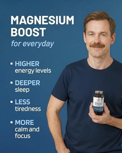 MAGNESIUM GLYCINATE HIGH Strength 1500mg - High Absorption, Easy to ...