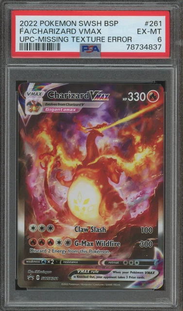 POKEMON CHARIZARD VMAX Ultra-Premium Coll. Missing Texture Error FA ...