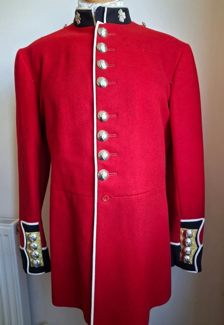 GENUINE SERGEANT IRISH Guards Bandsman Red Ceremonial Tunic British ...