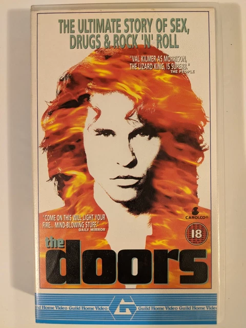 THE DOORS (VHS/SUR, 2001) Val Kilmer Meg Ryan Michael Madsen Billy Idol ...