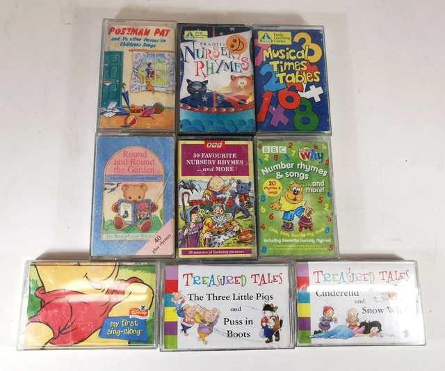 VINTAGE CHILDREN AUDIO Cassette Tapes Nursery Rhymes And Songs ELC BBC ...