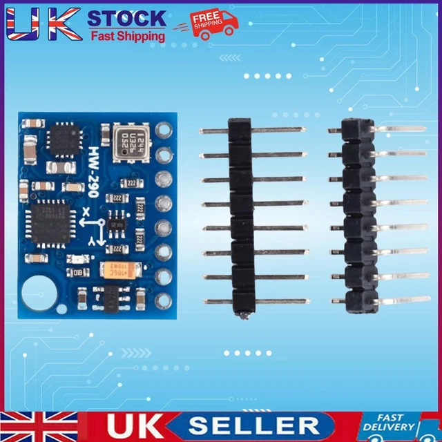 GY87 SENSOR MODULE MPU6050 HMC5883L BMP180 Sensor Board Module 3-5V for ...