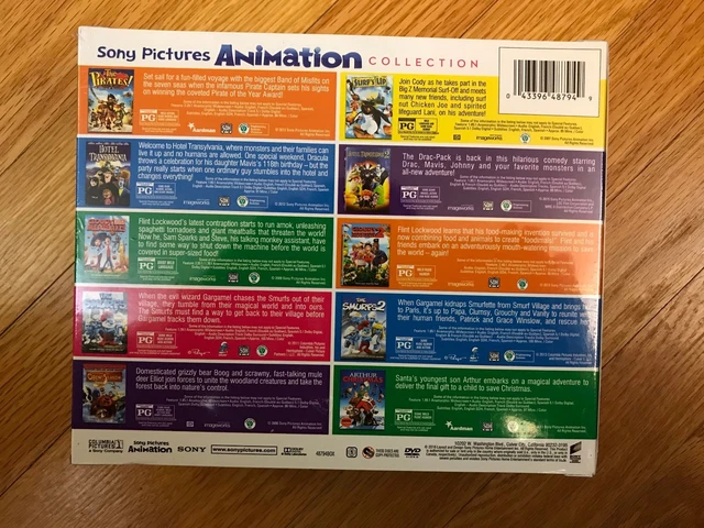 SONY PICTURES ANIMATION Collection (DVD, 10-Disc Set), lunchbox gift ...