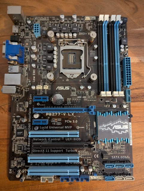 ASUS P8Z77-V LX LGA 1155 Intel Z77 Motherboard £1.62 - PicClick UK