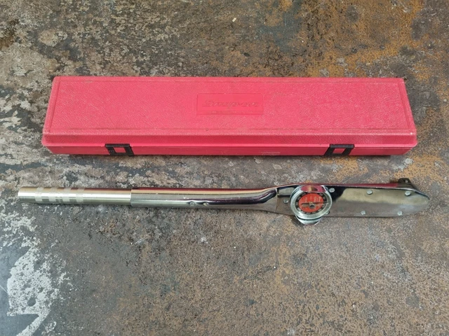 VINTAGE SNAP-ON USA Te352Fua Torqometer Torque Tool - Freepost £99.99 ...