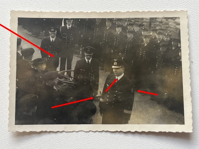 FOTO NORWEGEN, KAPITÄN zur See Erich Bey and Bord, Zerstörer Narvik, Nr ...