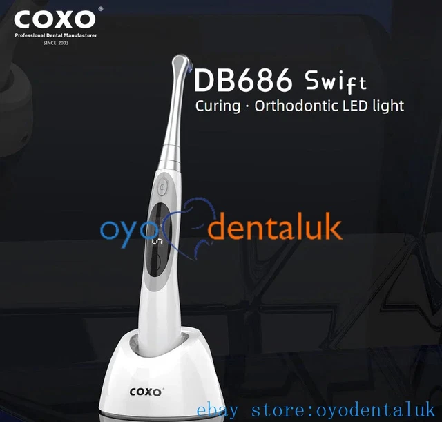 COXO DB686 SWIFT Dental Wireless Curing Light with Orthodontic Caries ...