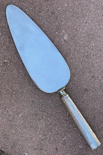 VINTAGE ANTIQUE STERLING Silver Handle Cake Knife 9.5 " Server $14.99 ...