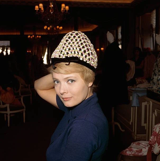 FRENCH ACTRESS CORINNE Marchand In Paris France 1960 OLD PHOTO 2 $5.54 ...