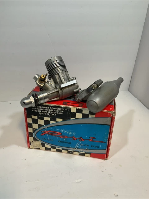 VINTAGE ROSSI .40 R/C Nitro/Glow Model Airplane Engine W/ Muffler W/ Box Rc $77.91 - PicClick CA