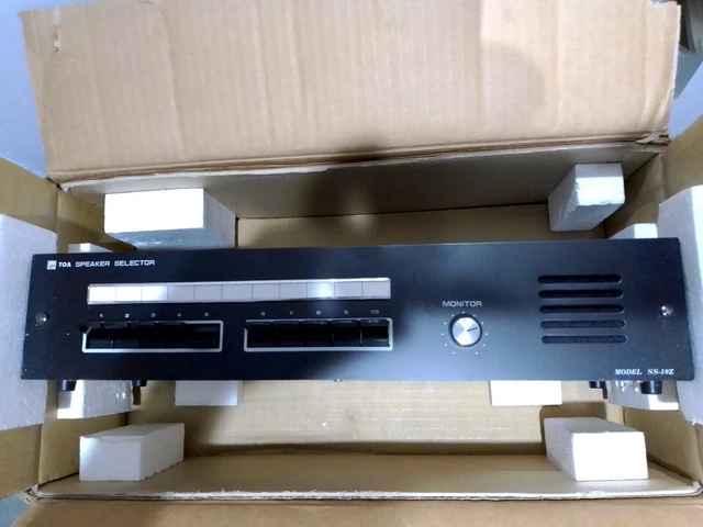 TOA SPEAKER SELECTOR 10 Channel Model:ss-10Z (Made In Japan)(New) £111. ...
