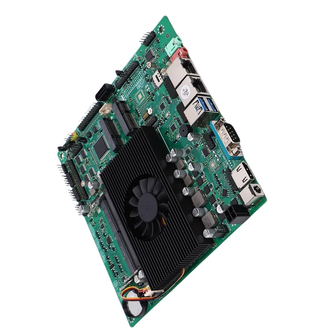 INDUSTRIAL NAS MOTHERBOARD 4 Cores 4 Threads Low Power Processor DDR4 ...