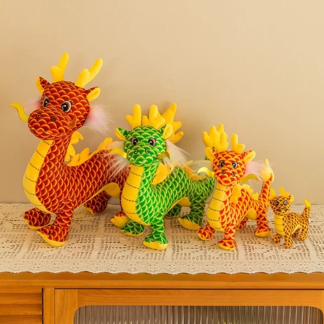 ANIMALS SIMULATION DRAGON Chinese Dragon Plush Toy Chinese Dragon ...
