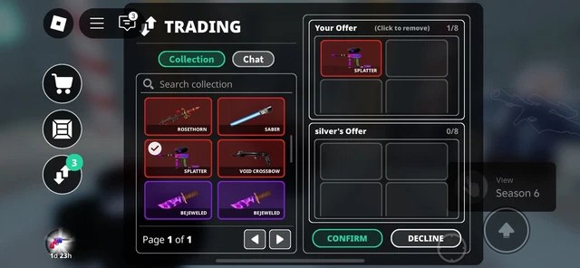 SPLATTER MURDER VS Sherrif Roblox £5.24 - PicClick UK