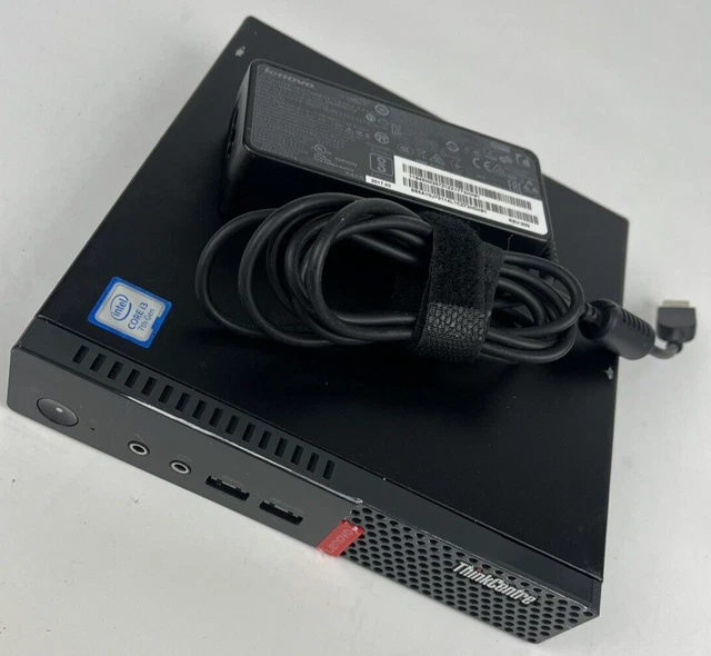 LENOVO THINKCENTRE M710Q Mini PC. i3-7100T@3.40GHz. 4GB RAM, 128GB SSD ...