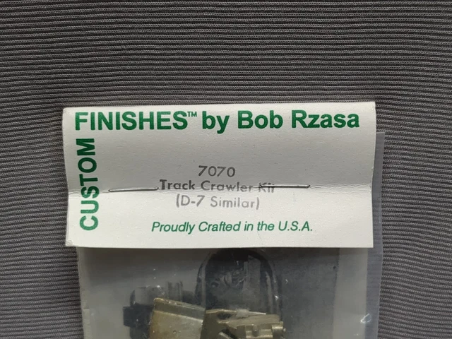 HO SCALE CUSTOM Finishes by Bob Rzasa Kit # 7070 TRACK CRAWLER kit $38. ...