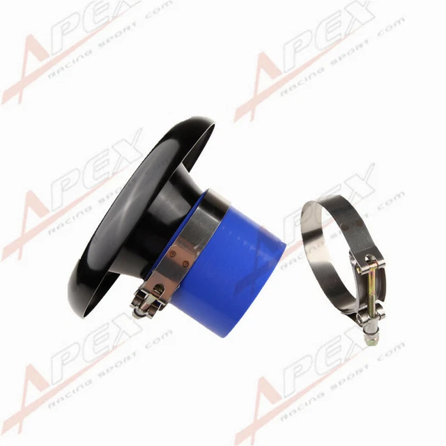 3.5'' INCH VELOCITY Stack Ram Air Intake Turbo Horn Silicone Hose ...