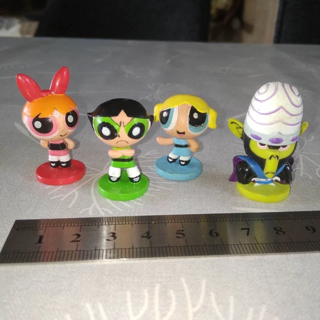 FIGURINES POWERPUFF GIRLS SUPER NANAS - cartoon network 2004 - SET ...