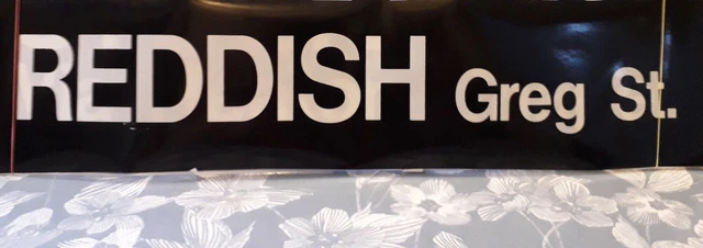 MANCHESTER GARAGE BUS Blind: Reddish Greg St Birthday/Wedding Gift £19. ...