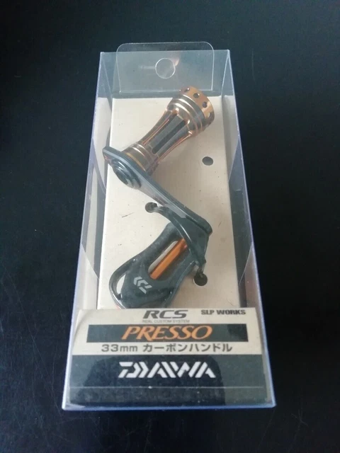 RARE BEAUTY DAIWA SLP WORKS RCS Presso Carbon Custom handle 33mm Die £ ...