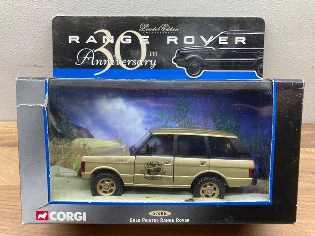 CORGI 57606 1:36 Scale 30th Anniversary Gold Painted Range Rover £7.00 ...