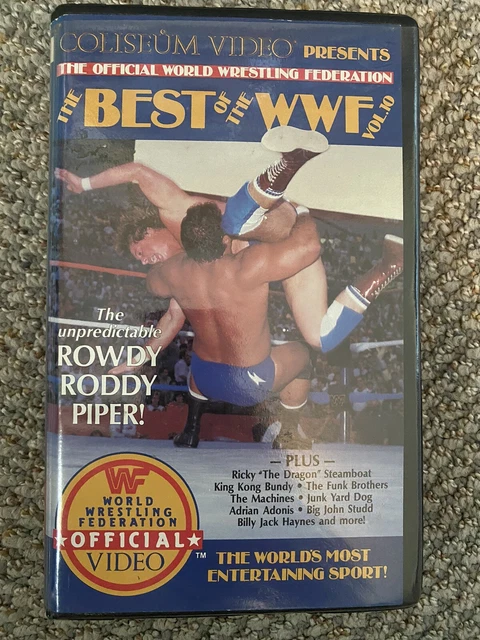 THE BEST OF THE WWF Volume 10 Coliseum Video Clamshell VHS. Non Rental ...