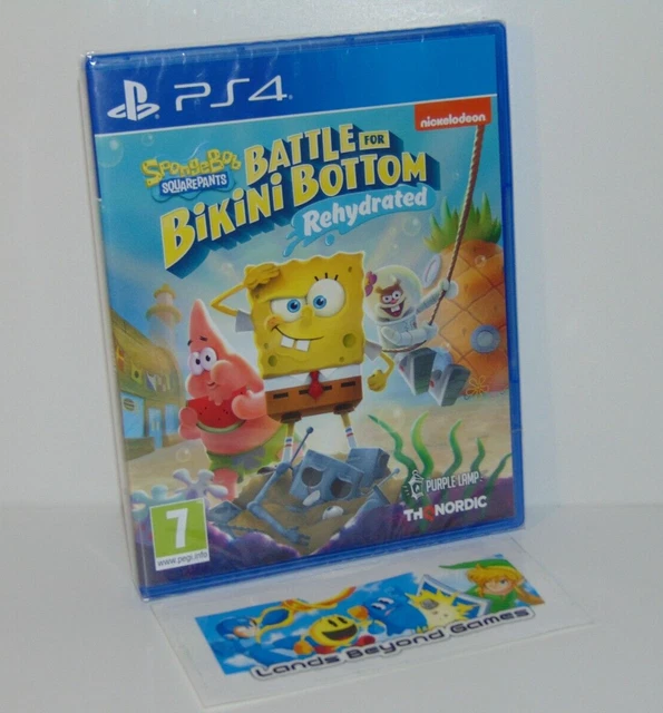 SPONGEBOB SQUAREPANTS BATTLE for Bikini Bottom Rehydrated PS4 Sony ...