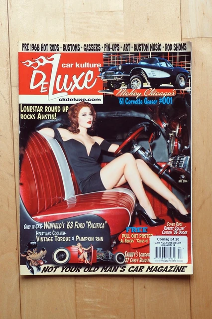 CAR KULTURE DELUXE Magazine. August 2014. Hot Rods Customs Lifestyle ...