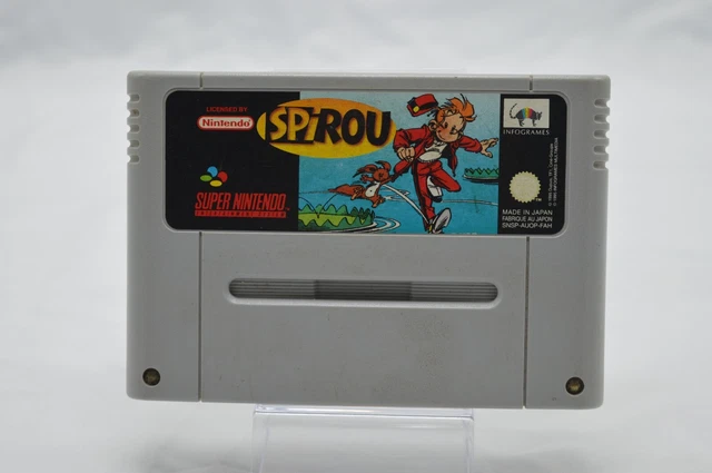 JEU GAME SPIROU FAH console Super Nintendo SNES PAL famicom EUR 18,90 ...