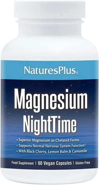 NATURESPLUS MAGNESIUM NIGHT Time - Magnesium Glycinate and Taurate ...