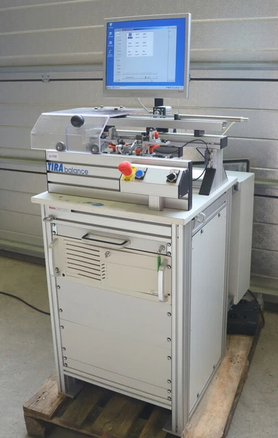 TIRA AUSWUCHTMASCHINE K 3B mit Auswuchtsoftware TIRA X9000 WIN ...