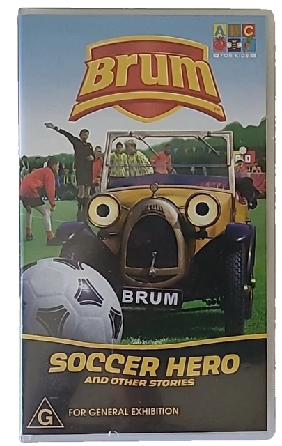 VHS TAPE BRUM Soccer Hero And Other Stories ABC Kids Video TV Show ...