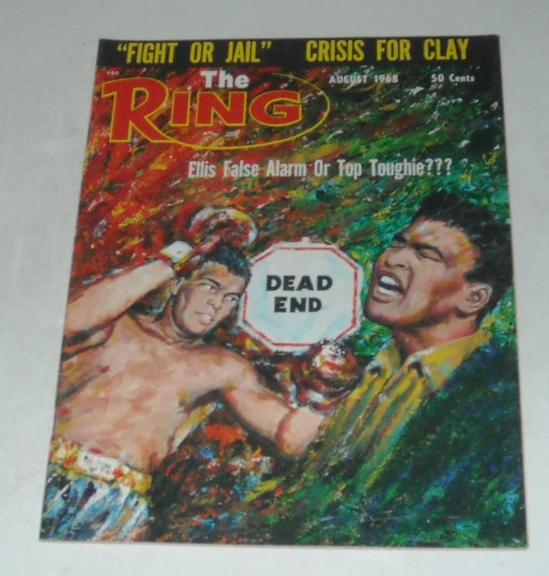 LE MAGAZINE BOXE RING août 1968 CASSIUS ARGILE MUHAMMAD ALI JIMMY ELLIS ...