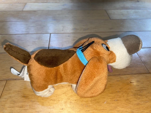 DISNEY STORE THE Great Mouse Detective Toby 8.5" Long Plush Stuffed ...