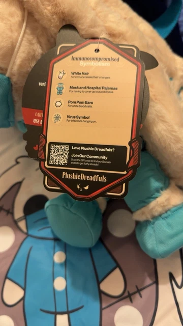 PLUSHIE DREADFULS IMMUNOCOMPROMISED £47.50 - PicClick UK