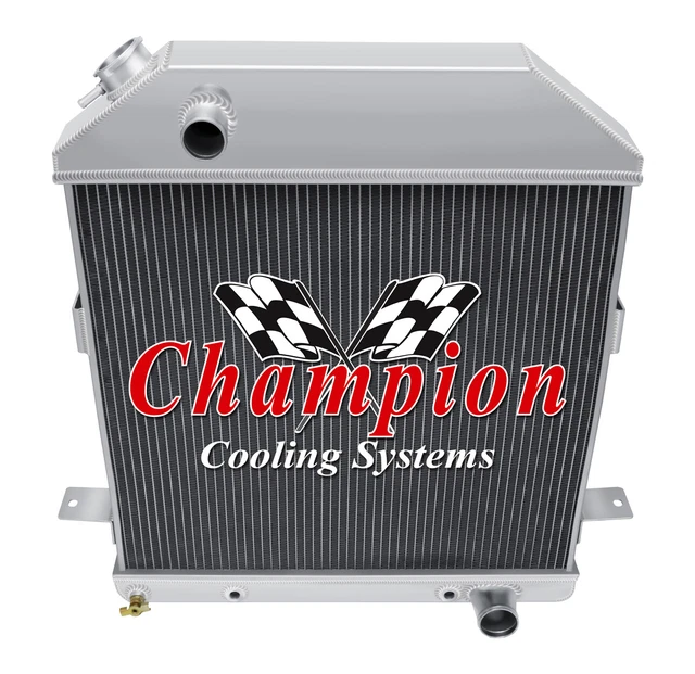 ER CHAMPION 4 Row Radiator Chevy Configuration for 1939 1940 Mercury ...