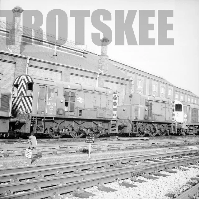 LARGER NEGATIVE BR British Railways Diesel Shunter 13002 Class 13 c1981 ...