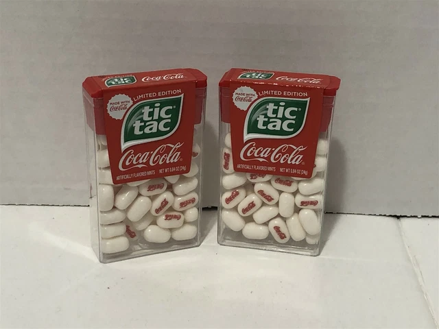 COCA COLA FLAVOR Tic Tac Limited Edition Breath Mints .84 oz Package of ...