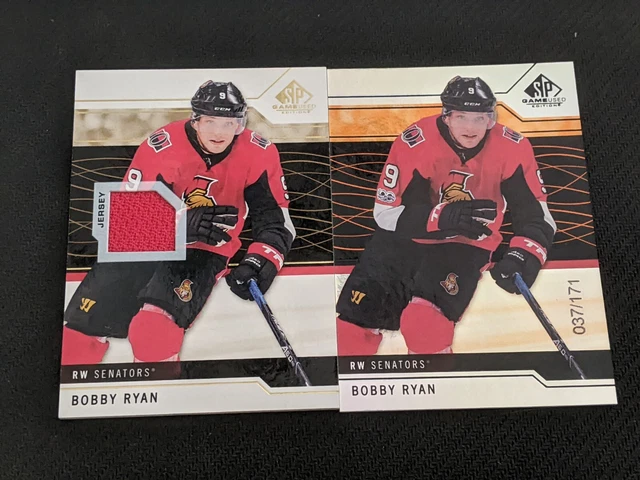 2018-19 UD SP Game Used Bobby Ryan #11 2 Card Lot W/ Jersey + Orange Base $19.99 - PicClick CA