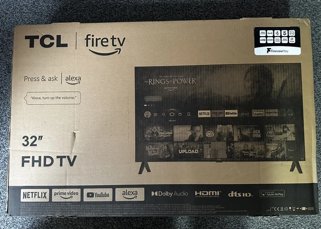 TCL 32SF540K 32& 4K UHD Smart Fire TV - Dolby Vision & Atmos, Alexa ...