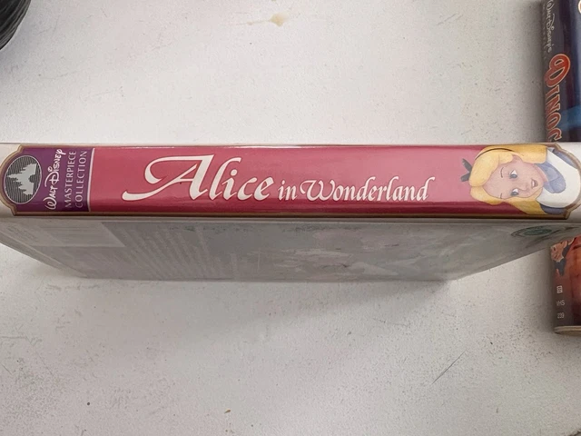 WALT DISNEY'S ALICE in Wonderland VHS Masterpiece Collection 1990s ...