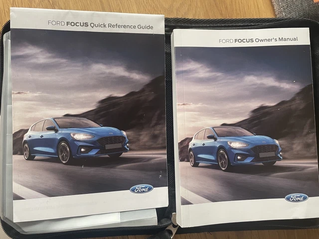 GENUINE FORD FOCUS Mk4 2018-2022 Owners Manual Handbook Quick Guide ...