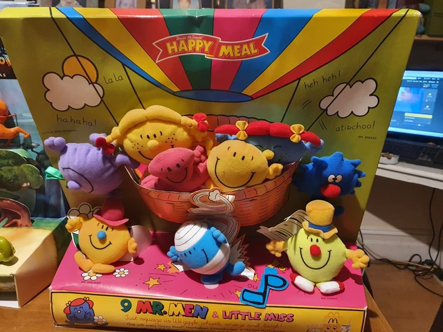 MCDONALDS MR MEN & Little Miss Happy Meals store display 1999 rare £69. ...